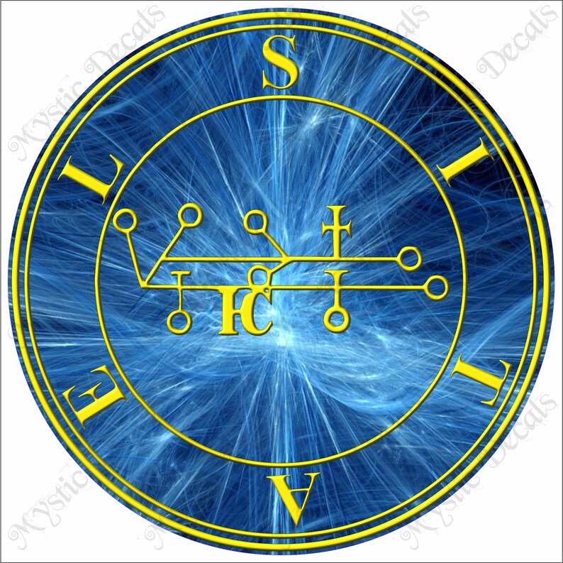 3 Sitael Angel Sigil Vinyl Sticker Decal Full Color Etsy