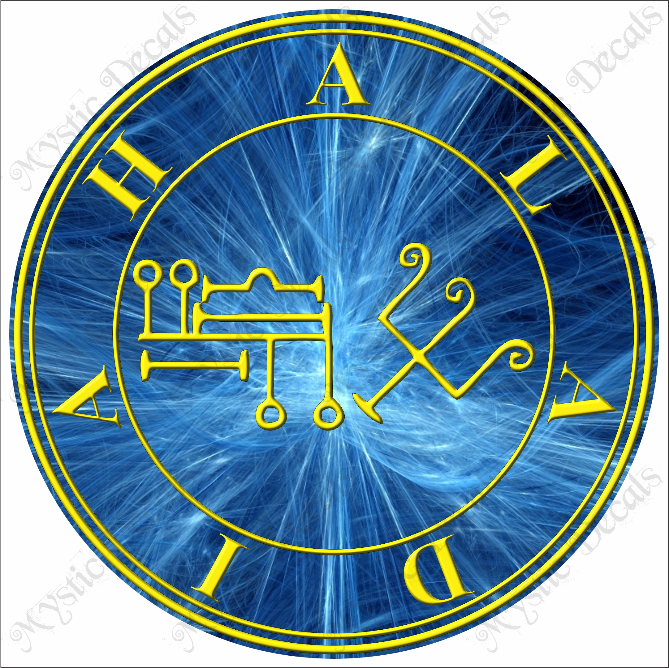 10 Aladiah Angel Sigil Vinyl Sticker Decal Full Color Etsy