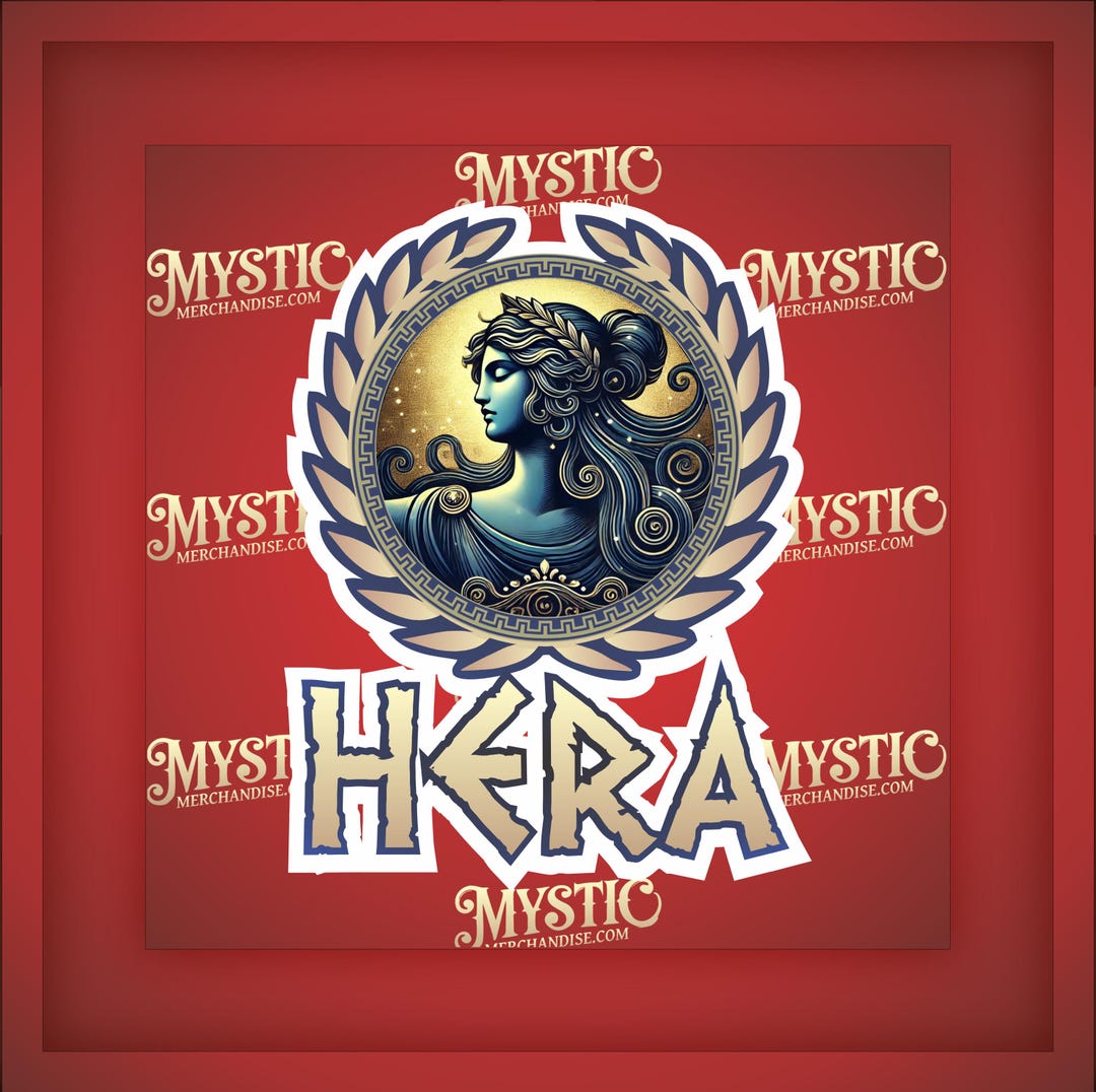 Hera - Vinyl Sticker Decal - Full Color - Greco-roman God Goddess ...