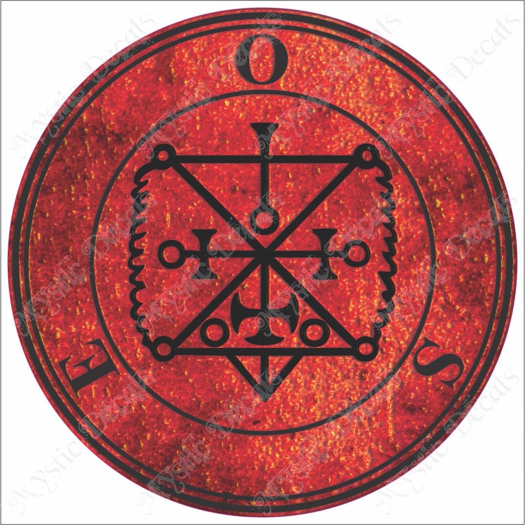 57. Seal of Ose Round Decal Vinyl Sticker Decal Full Color Goetia ...