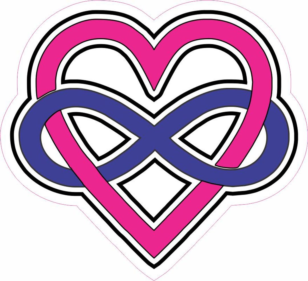 Polyamory - Vinyl Sticker Decal - Full Color Cad Cut - Etsy