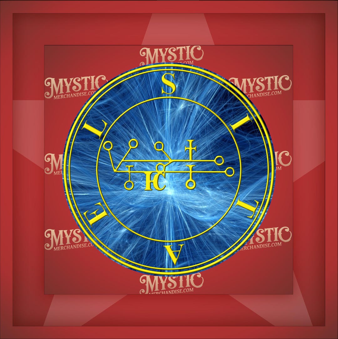 3. Sitael Angel Sigil - Vinyl Sticker DECAL - Full Color - God, Occult ...