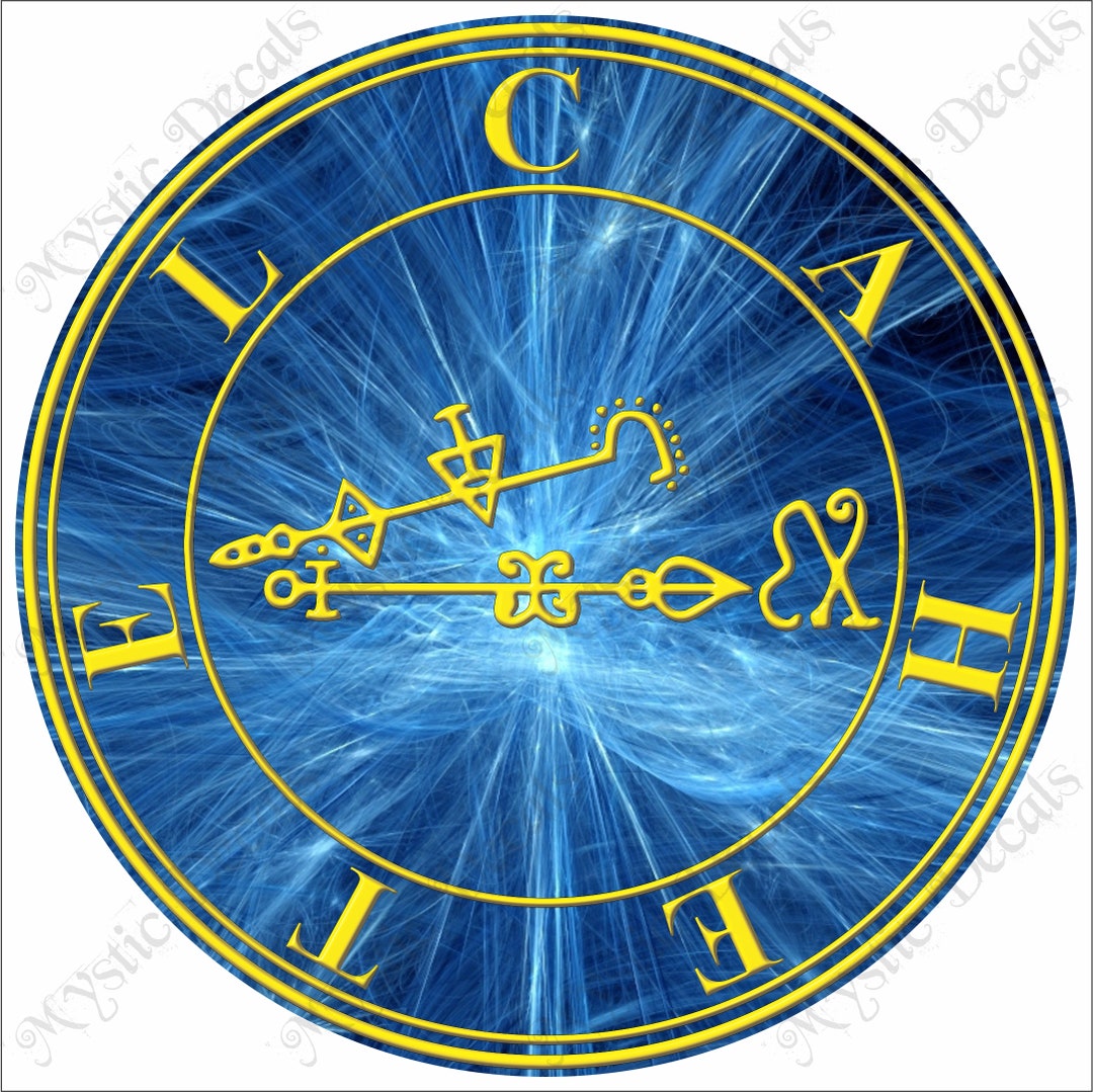 8 Cahetel Angel Sigil Cahethel Sigil Vinyl Sticker Decal Full Color