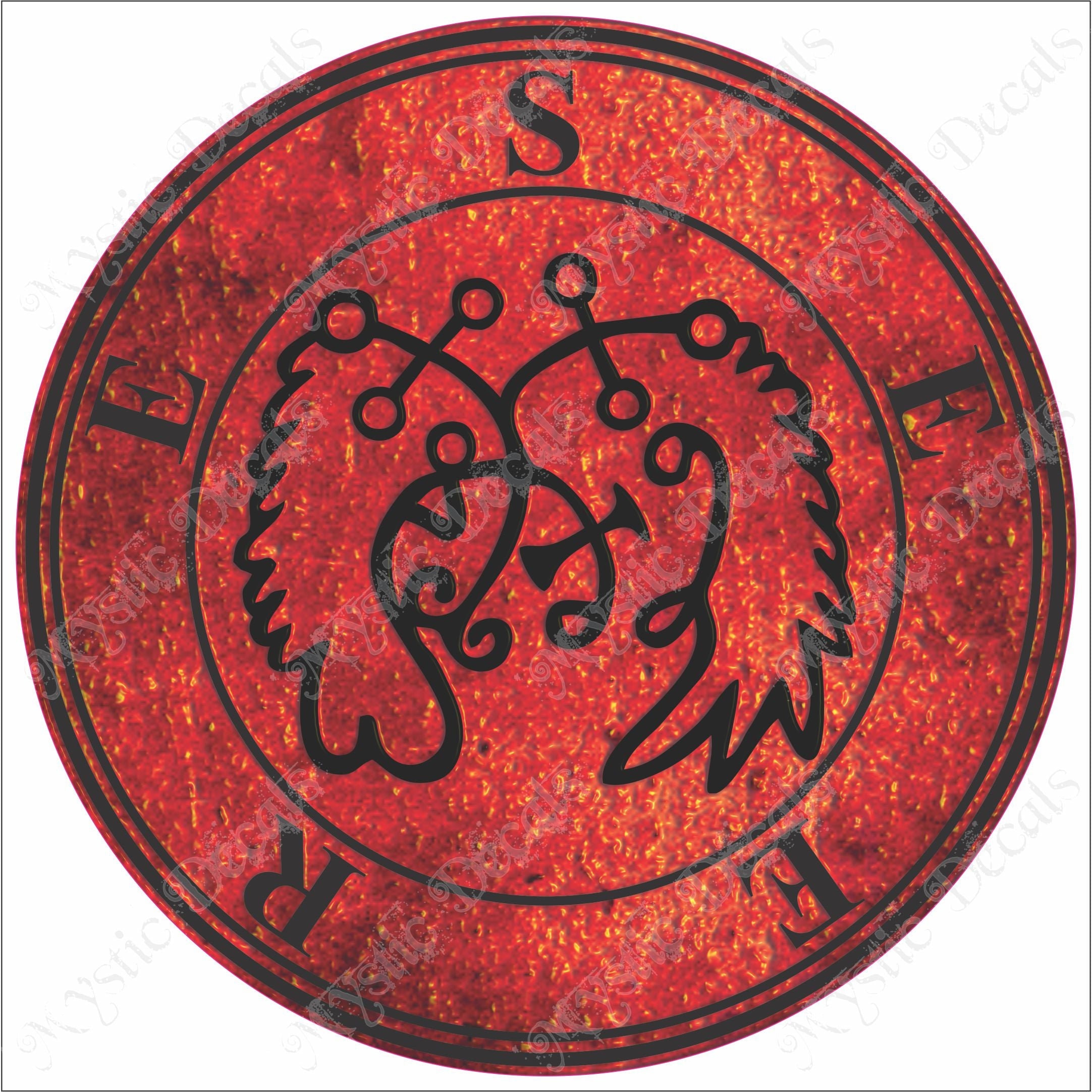 70. Seal of Seere Round Decal Vinyl Sticker Decal Full - Etsy
