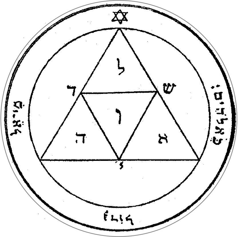 17. Third Pentacle of Mars - Seal of Solomon- Vinyl Sticker Decal ...