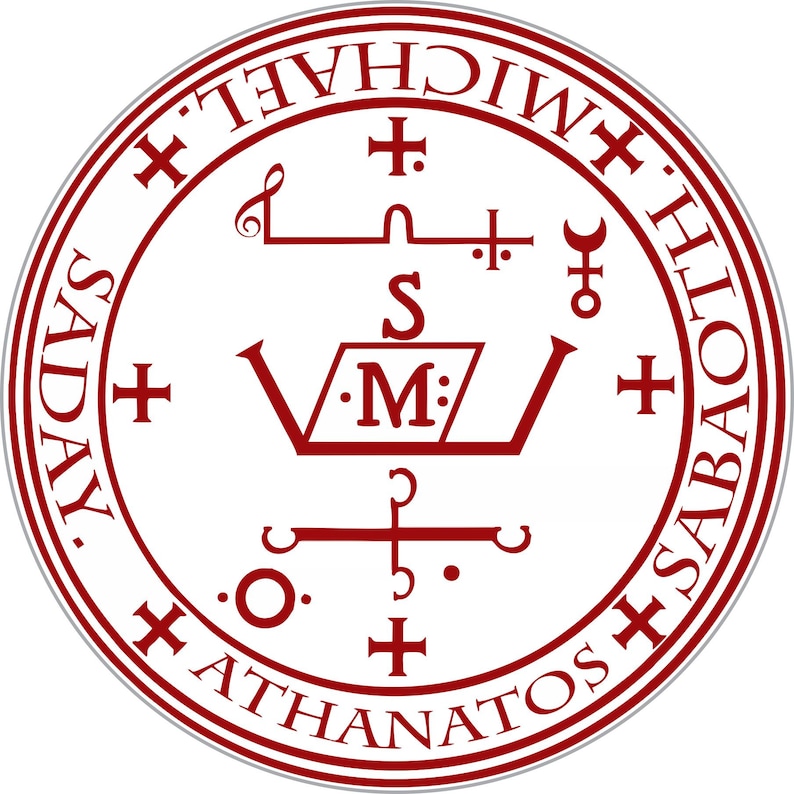 Michael Arch Angel Sigil Vinyl Sticker Decal Cad Cut Seal Amulet - Etsy