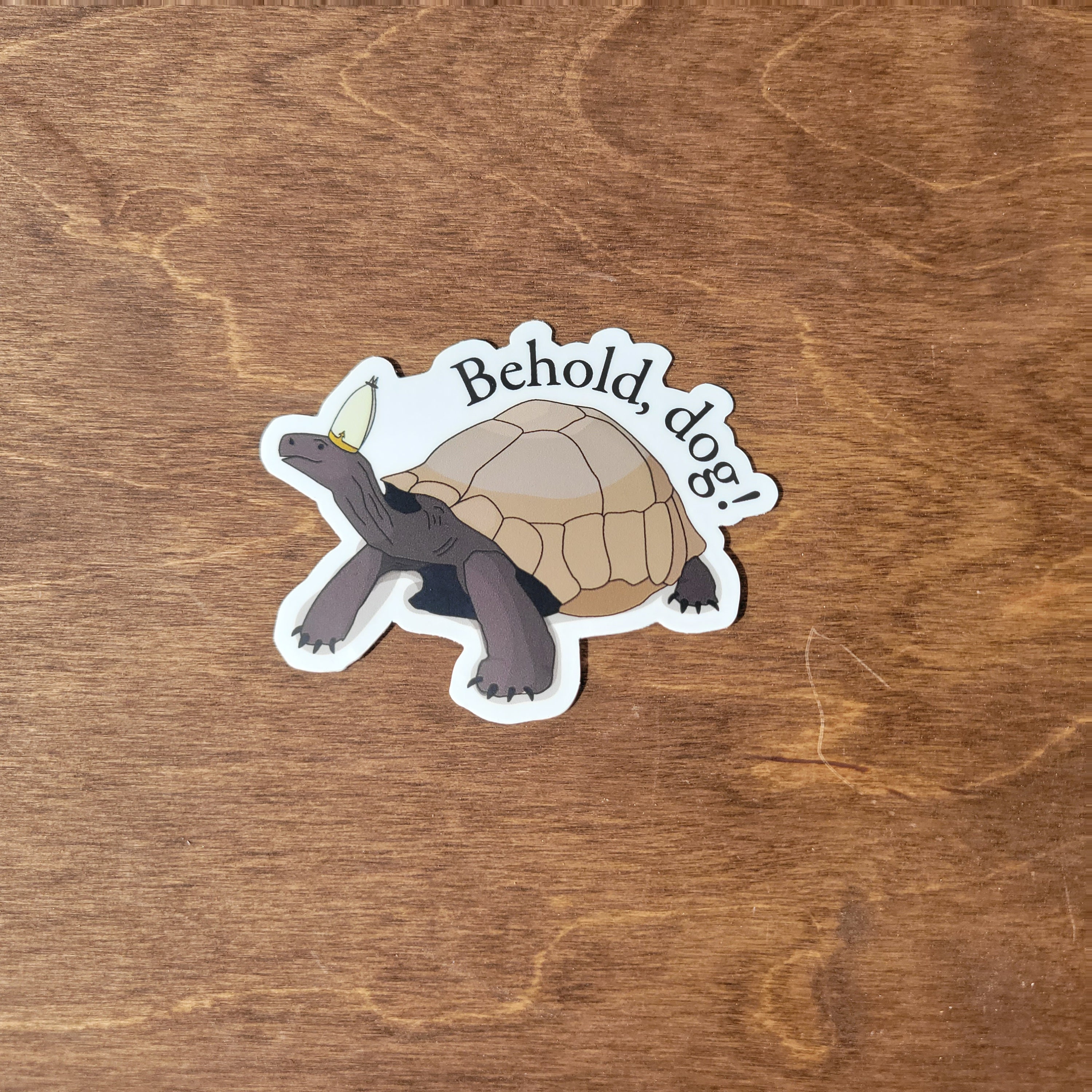 Behold, Dog Turtle Pope Inspired Vinyl Decal, Gamer Sticker, Elden Ring ...