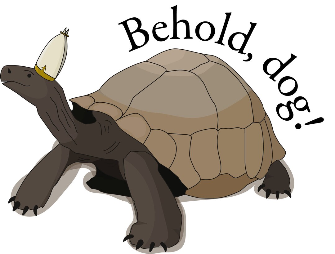 Behold, Dog Turtle Pope Inspired Vinyl Decal, Gamer Sticker, Elden Ring ...