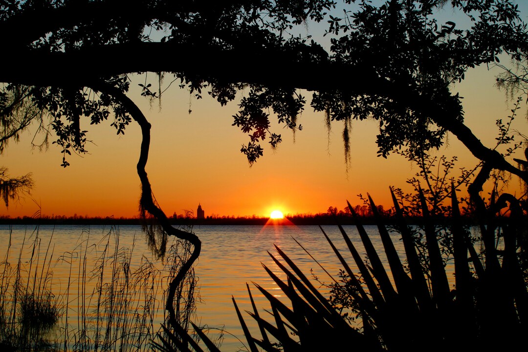 Mobile Skyline | Sunset | Blakely State Park - Etsy