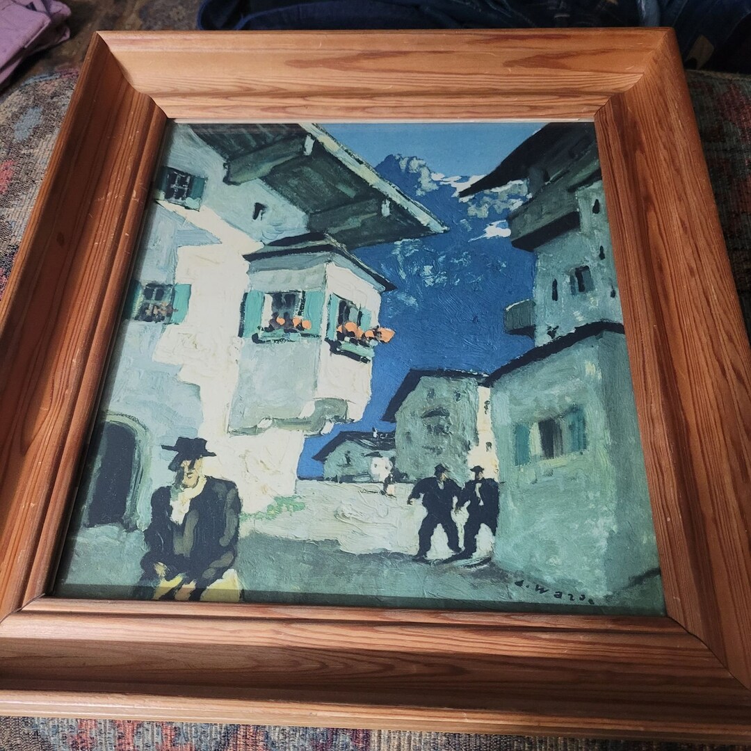 Austrian Artist, Alfons Walde Numbered Print From 1951 of Summer in ...