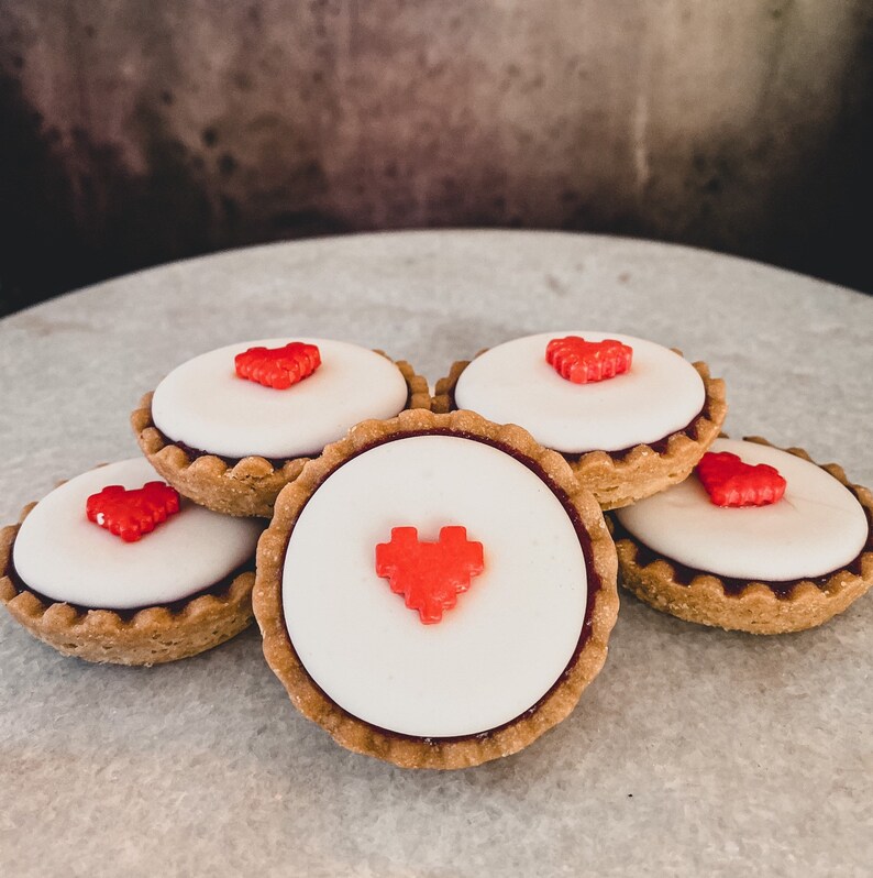 Mini Cherry Bakewell Tarts Pre Order Etsy