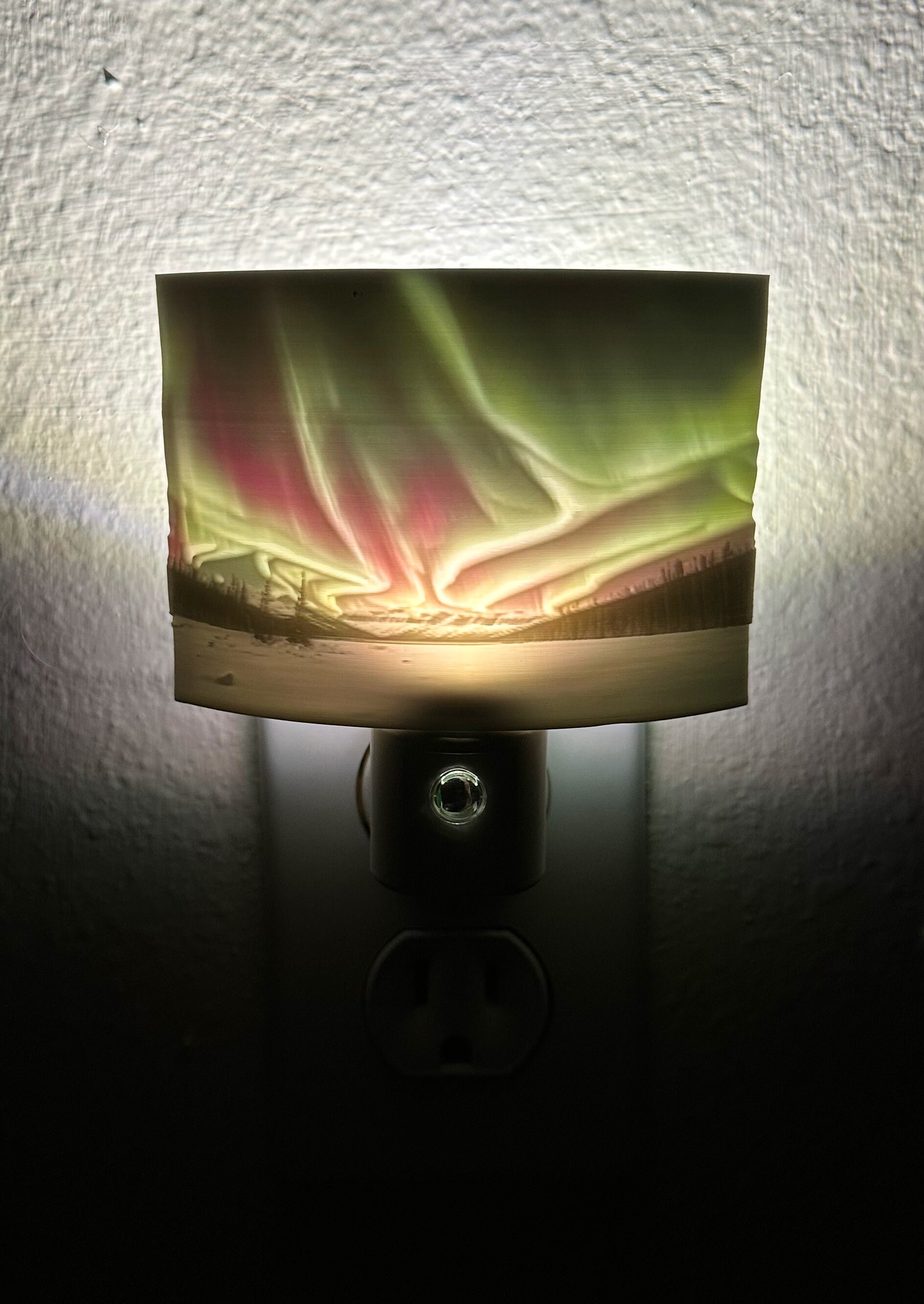 Custom Color Lithophane Night Light - 3D Printed - Etsy