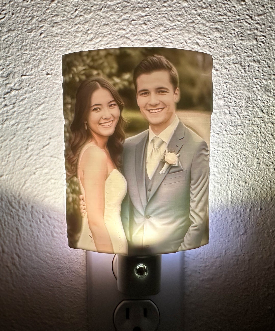 Custom Color Lithophane Night Light - 3D Printed - Etsy