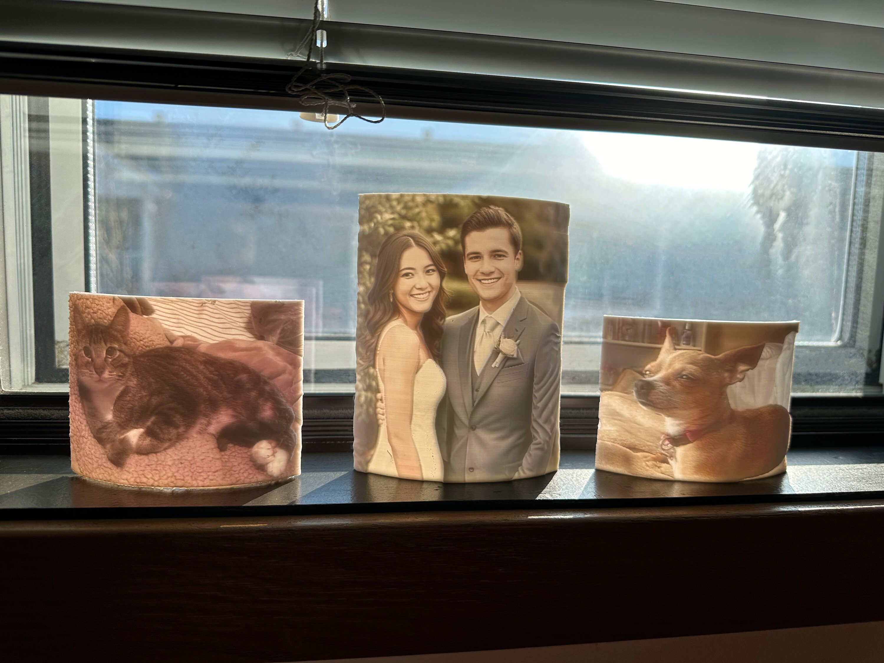Custom Color Lithophane Night Light - 3D Printed - Etsy