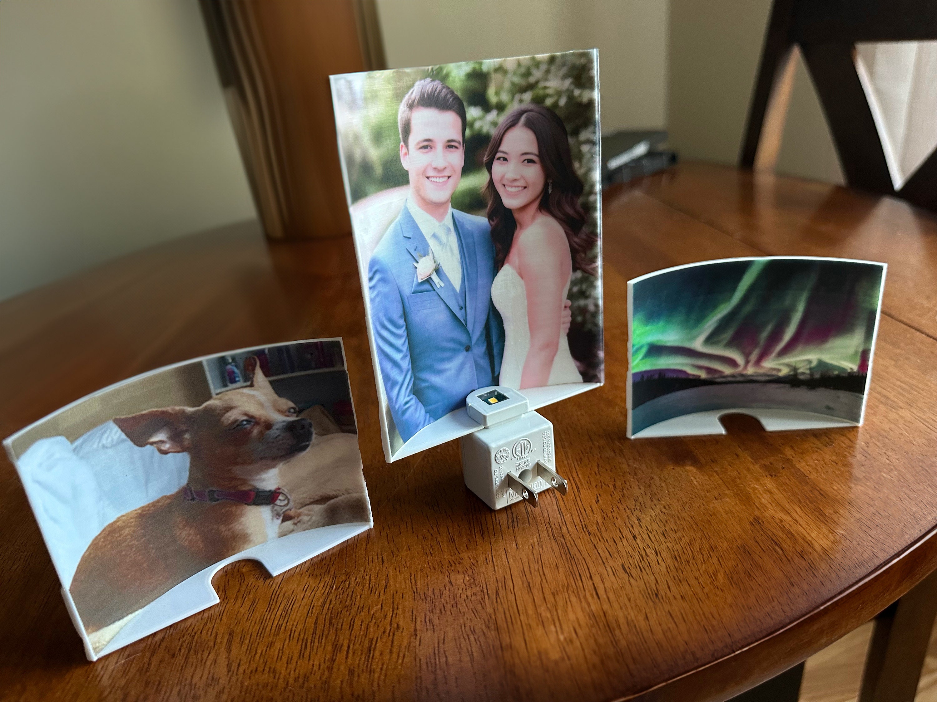 Custom Color Lithophane Night Light - 3D Printed - Etsy