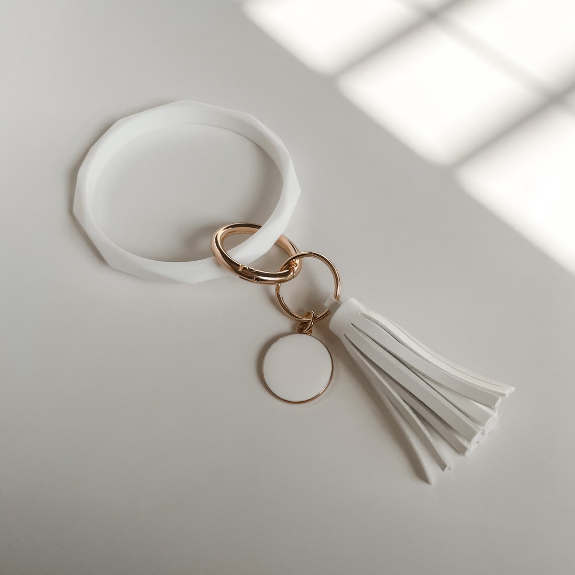 Rhombus Personalized Wristlet Keychain Tassel Key Chain - Etsy