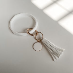 Rhombus Personalized Wristlet Keychain | Tassel Key Chain | Key Ring ...