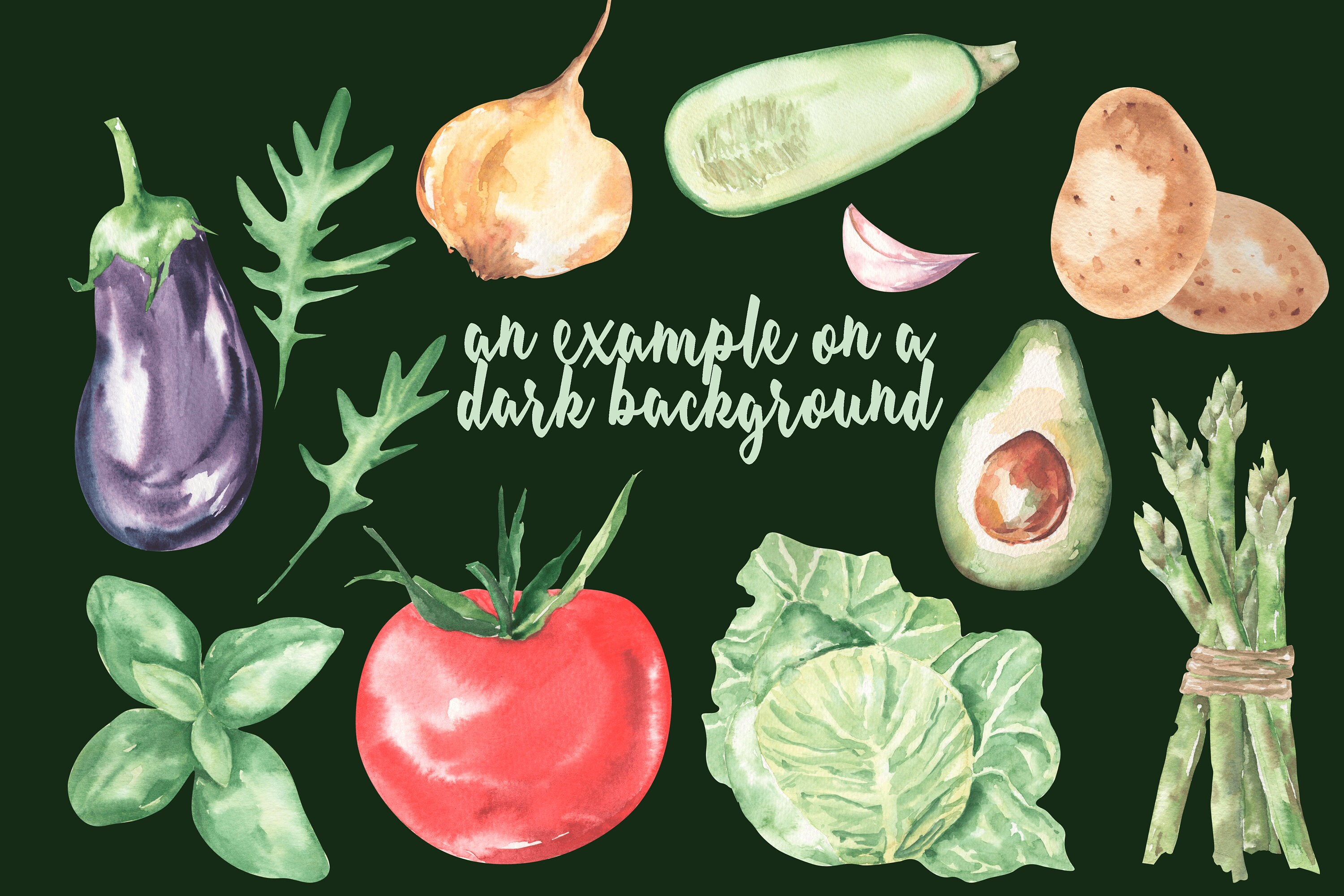 Vegetables PNG. Watercolor Vegetables Clipart,watercolor Food Clipart ...