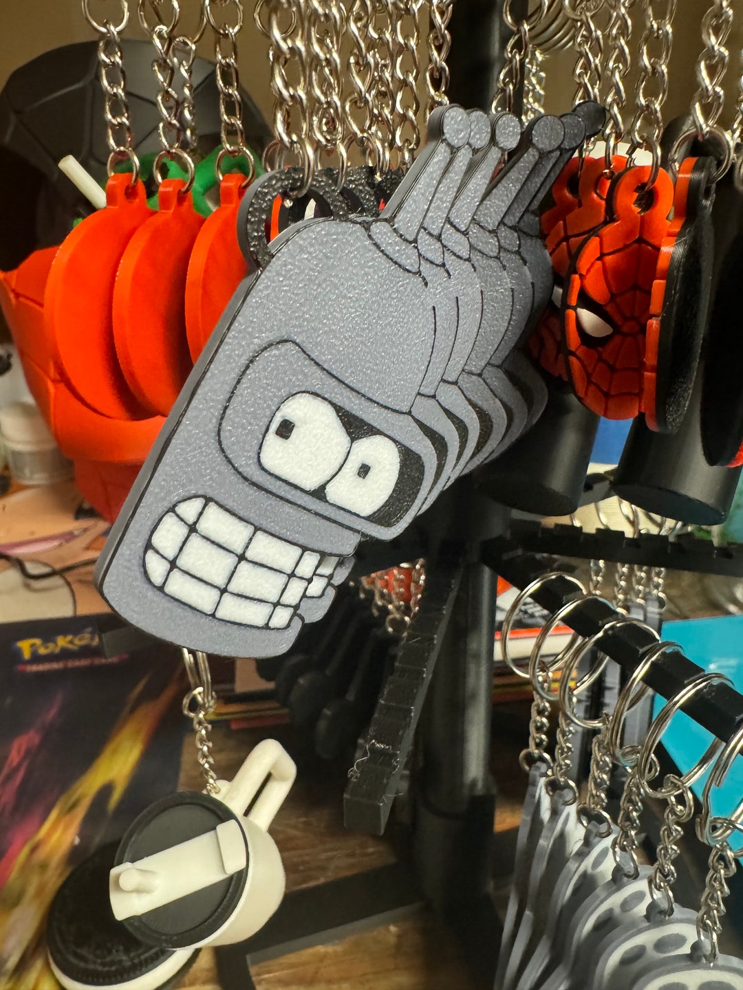 3D Printed Bender Keychain - Etsy