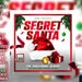 Secret Santa Flyer Template - 5x5 - RGB & CMYK - Adobe Photoshop PSD ...