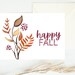 Printable Card | Happy Fall Card | Instant Download | Printable ...