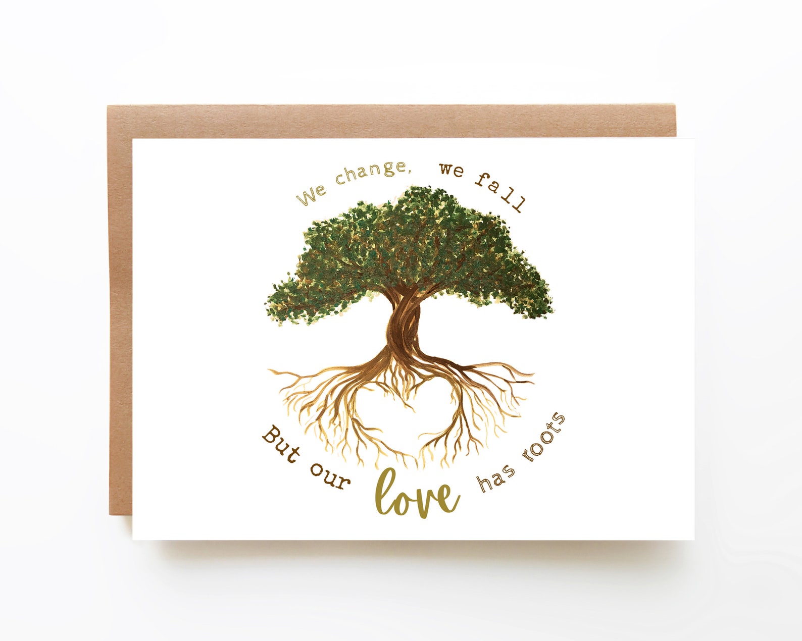Printable Card | Our Love Has Roots Card | Instant Download | Printable ...