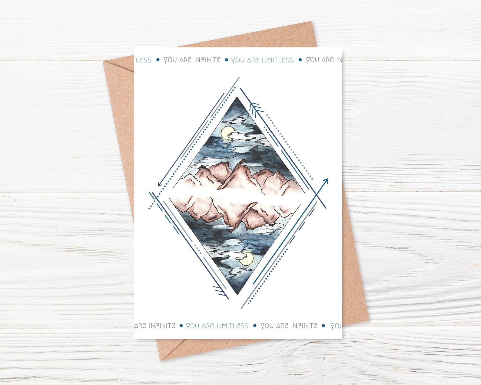 Printable Card | You Are Limitless, You Are Infinite | Instant Download ...