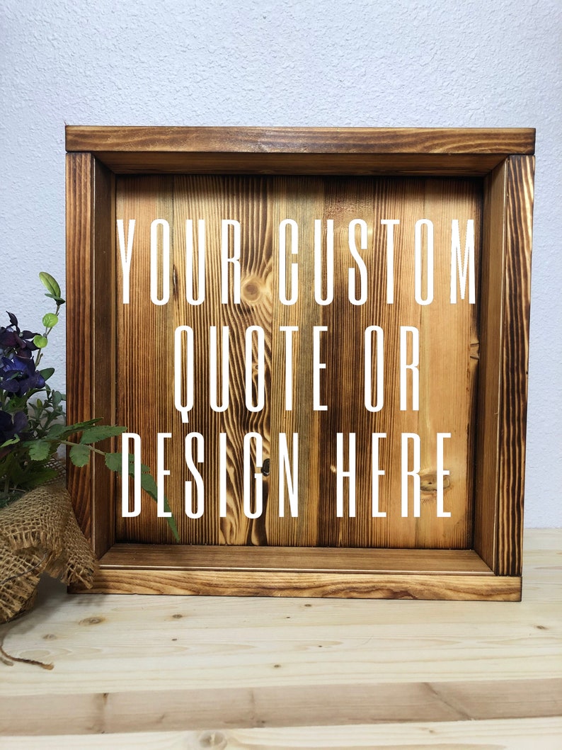 Personalized Shadow Box Handmade Shadow Box Rustic Shadow - Etsy