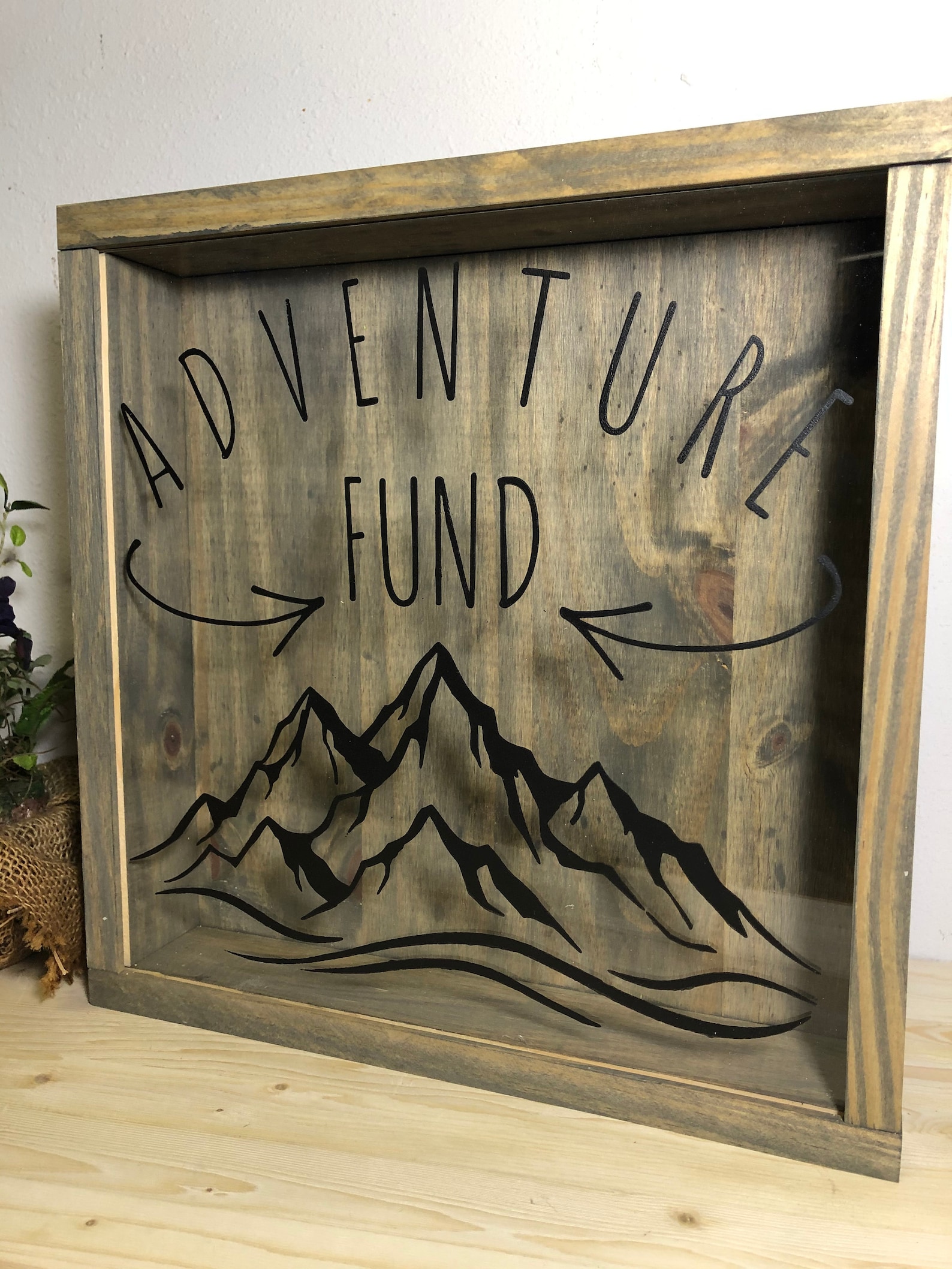 Adventure Fund Shadow Box Travel Fund Money Holder Gift - Etsy