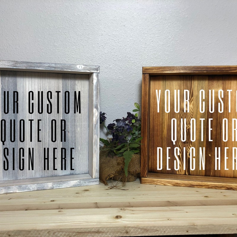 Custom Shadow Box - Etsy