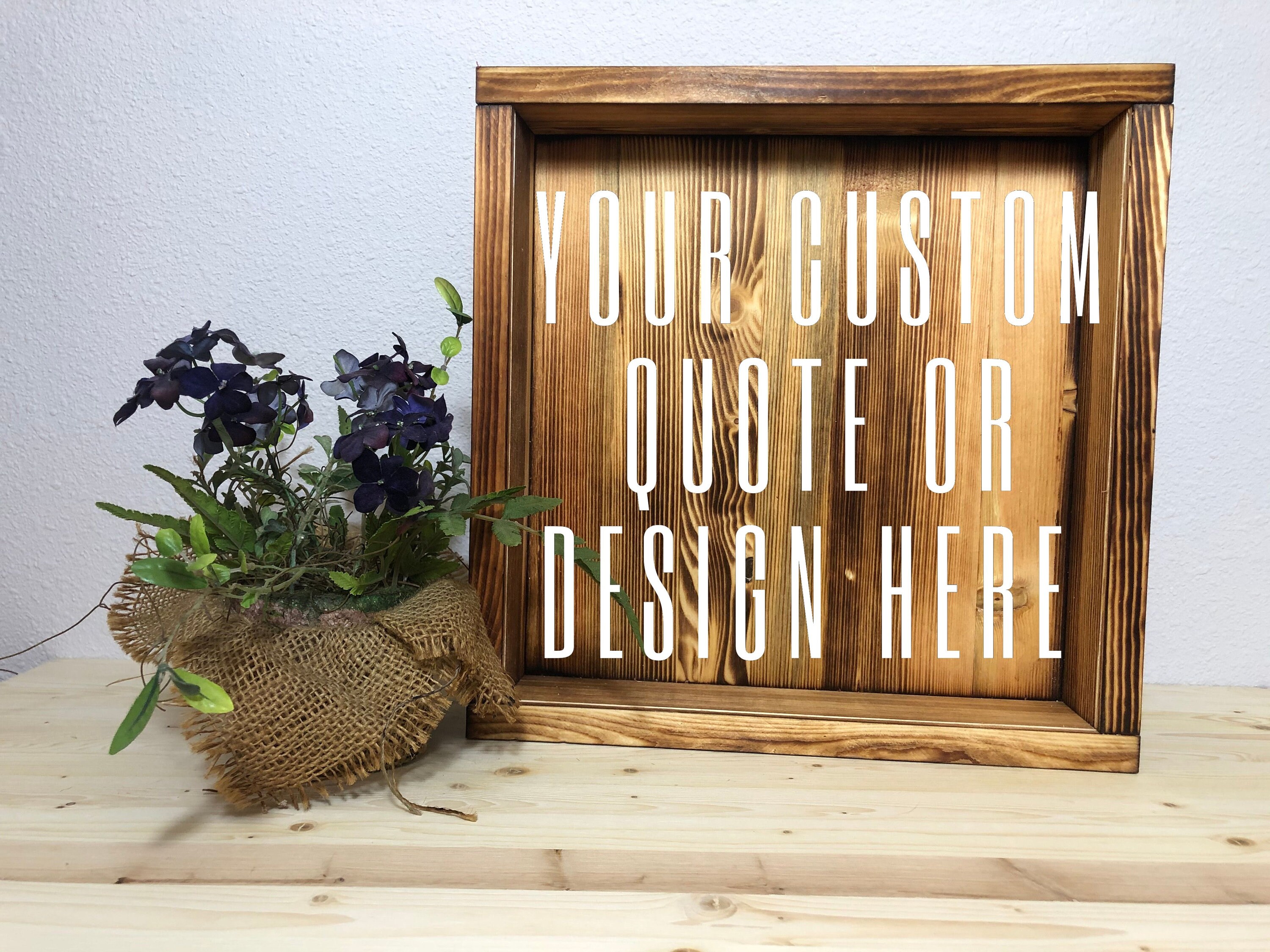 Personalized Shadow Box Handmade Shadow Box Rustic Shadow - Etsy