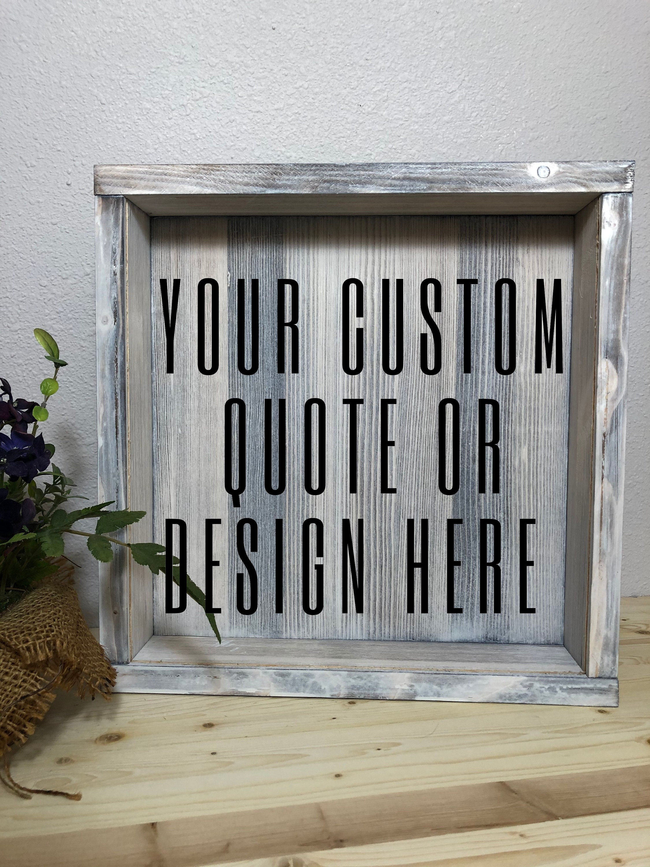 Personalized Shadow Box Handmade Shadow Box Rustic Shadow | Etsy