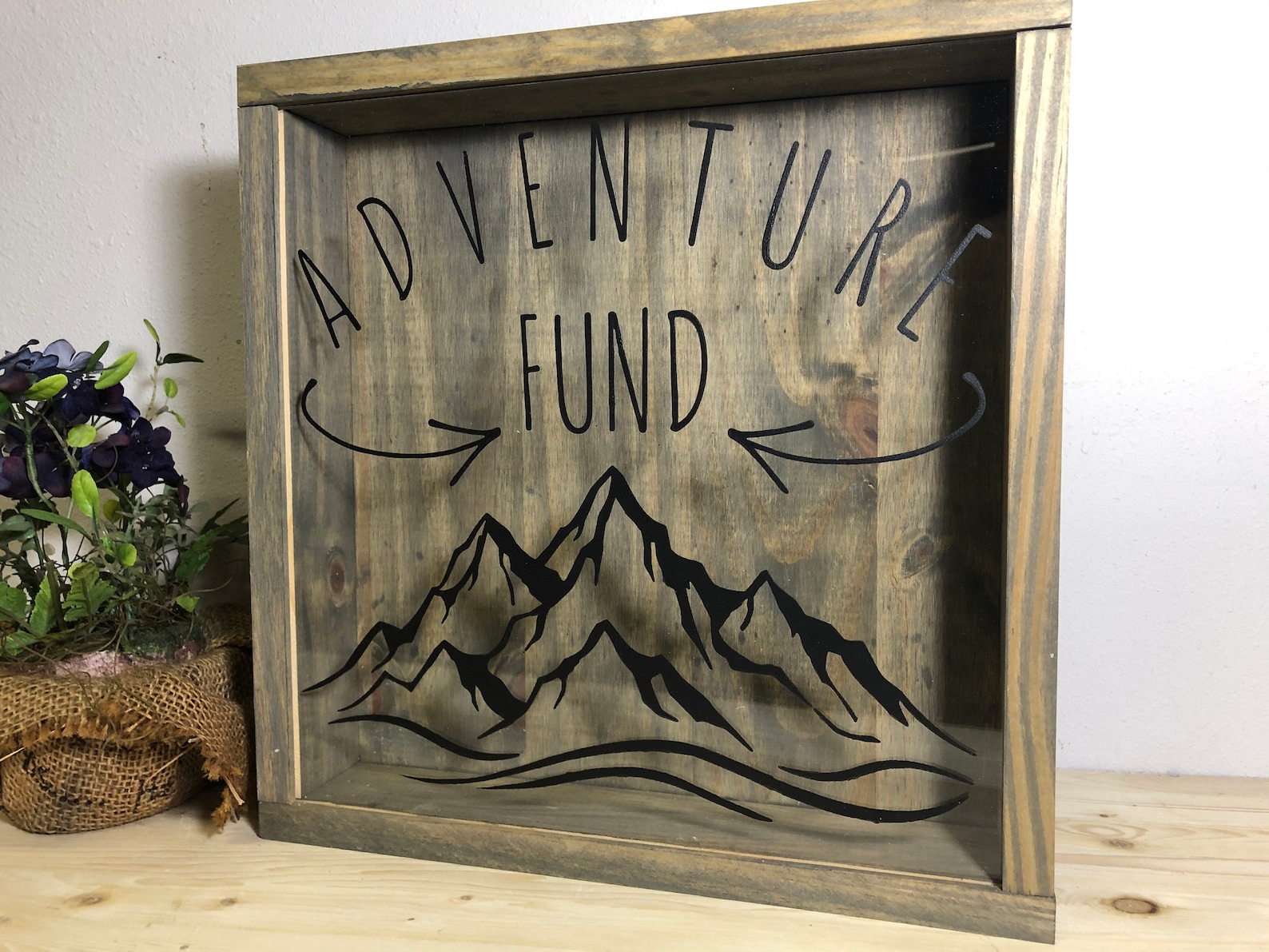 Adventure Fund Shadow Box Travel Fund Money Holder Gift | Etsy