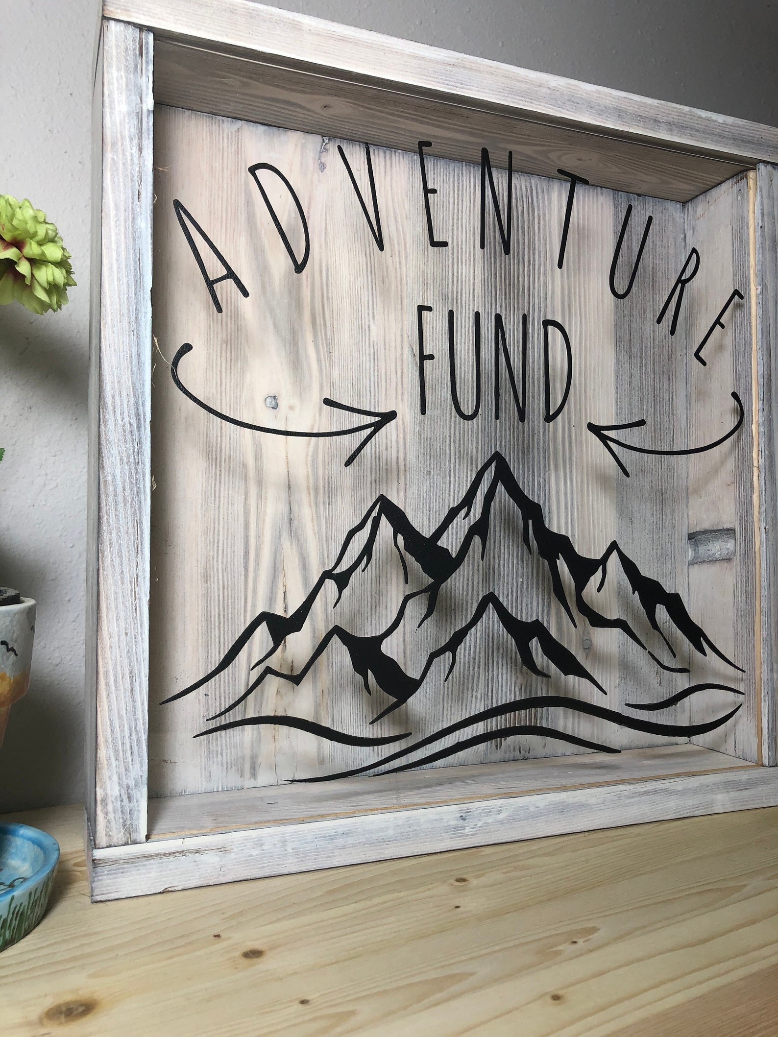 Adventure Fund Shadow Box Travel Fund Money Holder Gift | Etsy