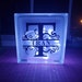 Frosted Glass Block | Monogram - Etsy
