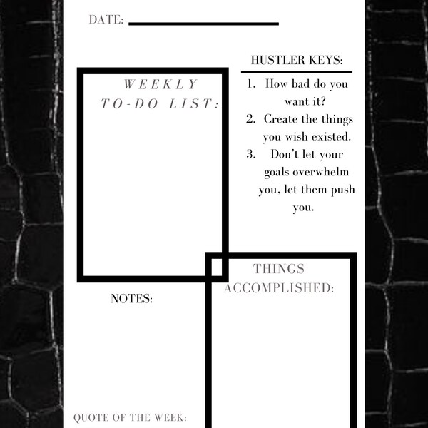 Hustler Calendar - Etsy