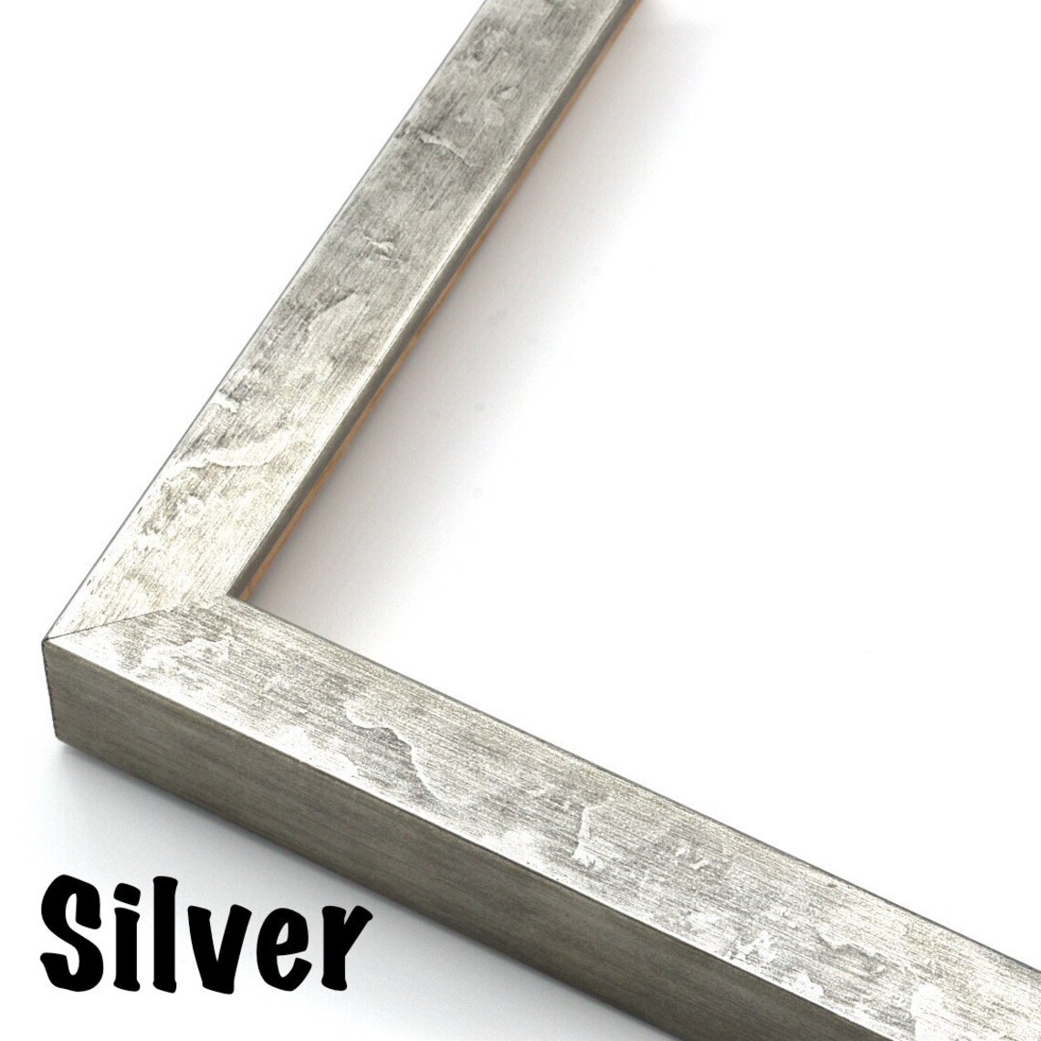 Steel Wood Metallic Picture Frame Modern Custom Frames for - Etsy