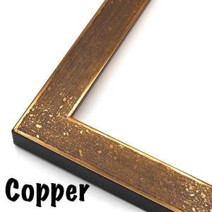 Weathered Metallic Picture Frame Modern Picture Frames for - Etsy