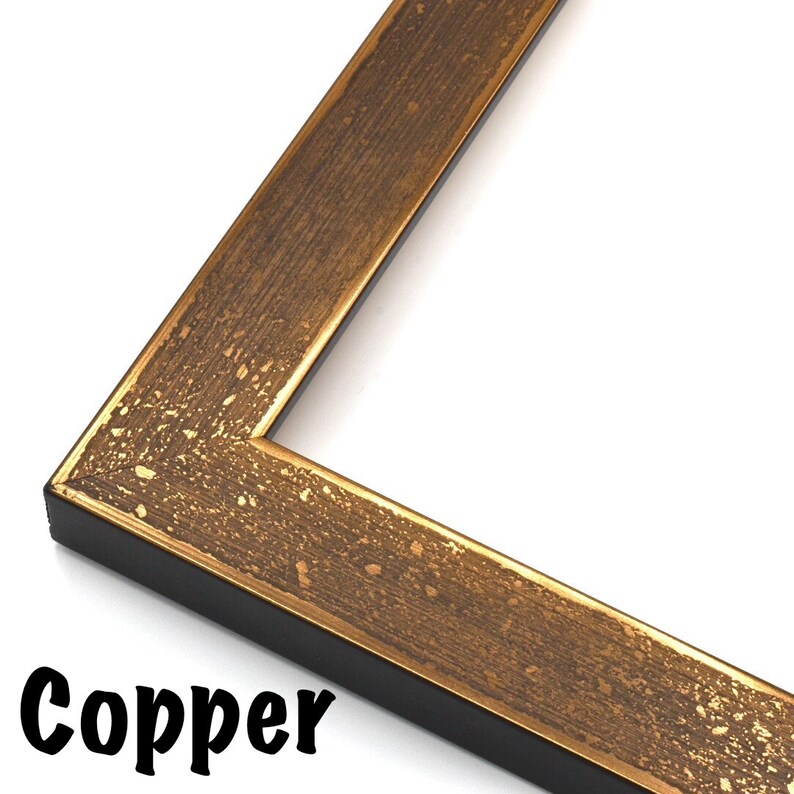 Weathered Metallic Picture Frame Modern Picture Frames for - Etsy