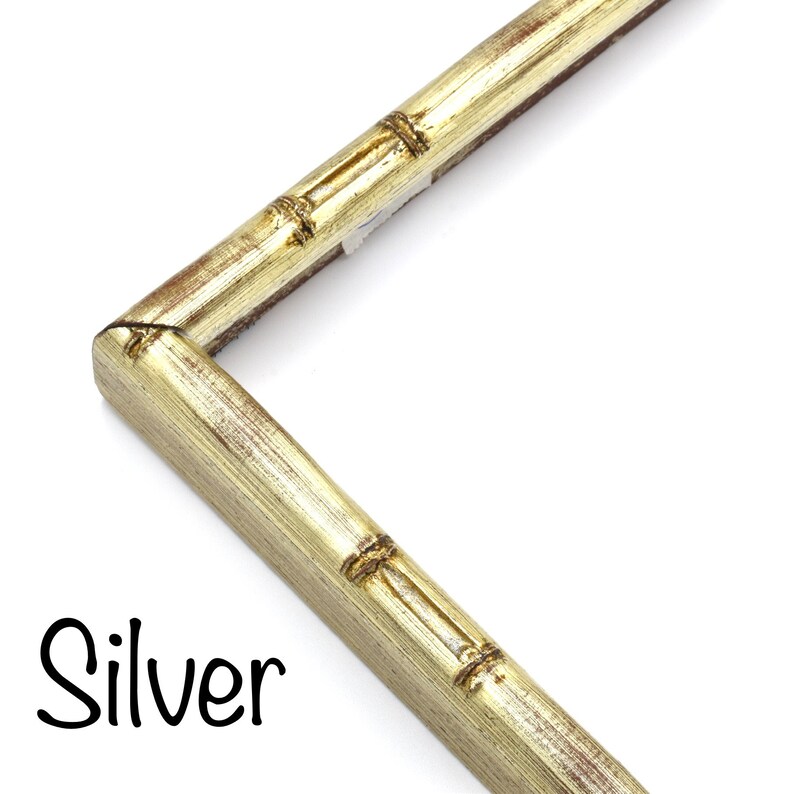 Exotic Thin Bamboo Picture Frame Tropical Beach Tiki Custom - Etsy