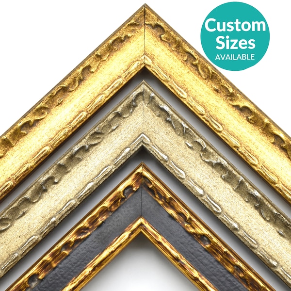 Silver Gilded Picture Frames - Etsy