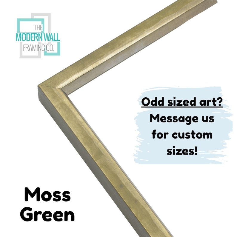 Volta Modern Metallic Wood Picture Frame | Brushed Gold Silver Bronze ...