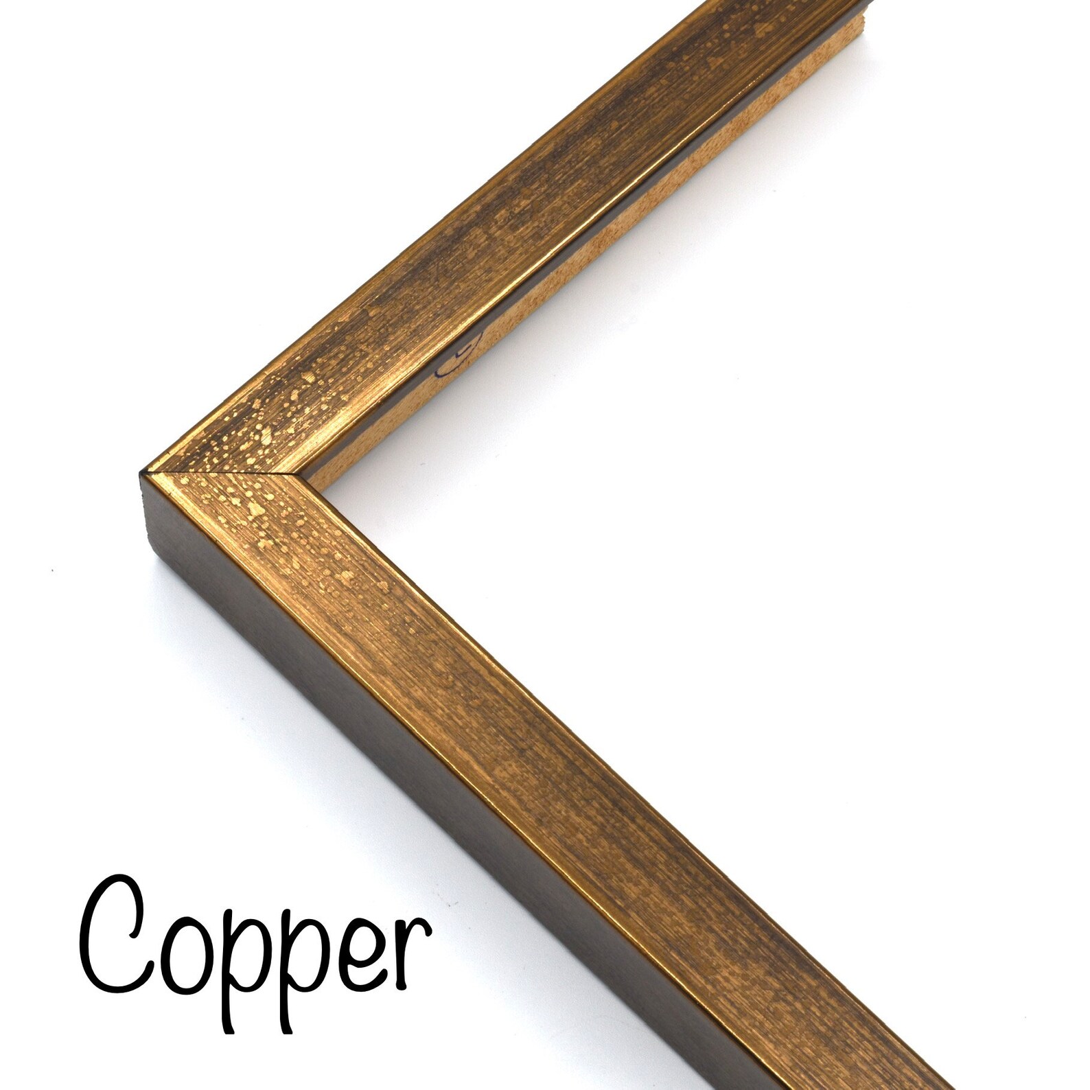 Weathered Metallic Picture Frame Modern Custom Frames for - Etsy