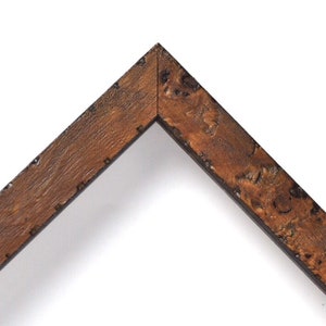 Rustic Burled Wood Picture Frame Burl Wood Custom Frames for - Etsy