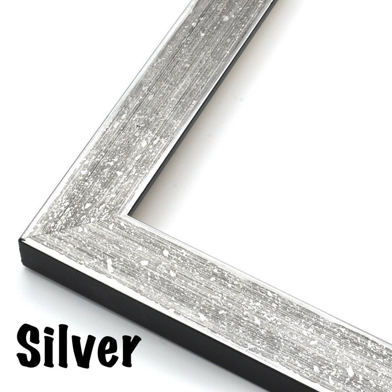 Weathered Metallic Picture Frame Modern Picture Frames for - Etsy