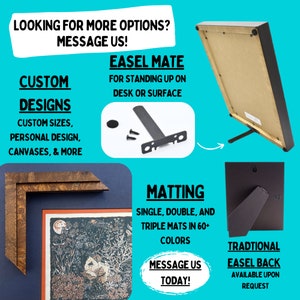 Contemporary Decorative Picture Frame W/ 90% UV Protective Cover ...