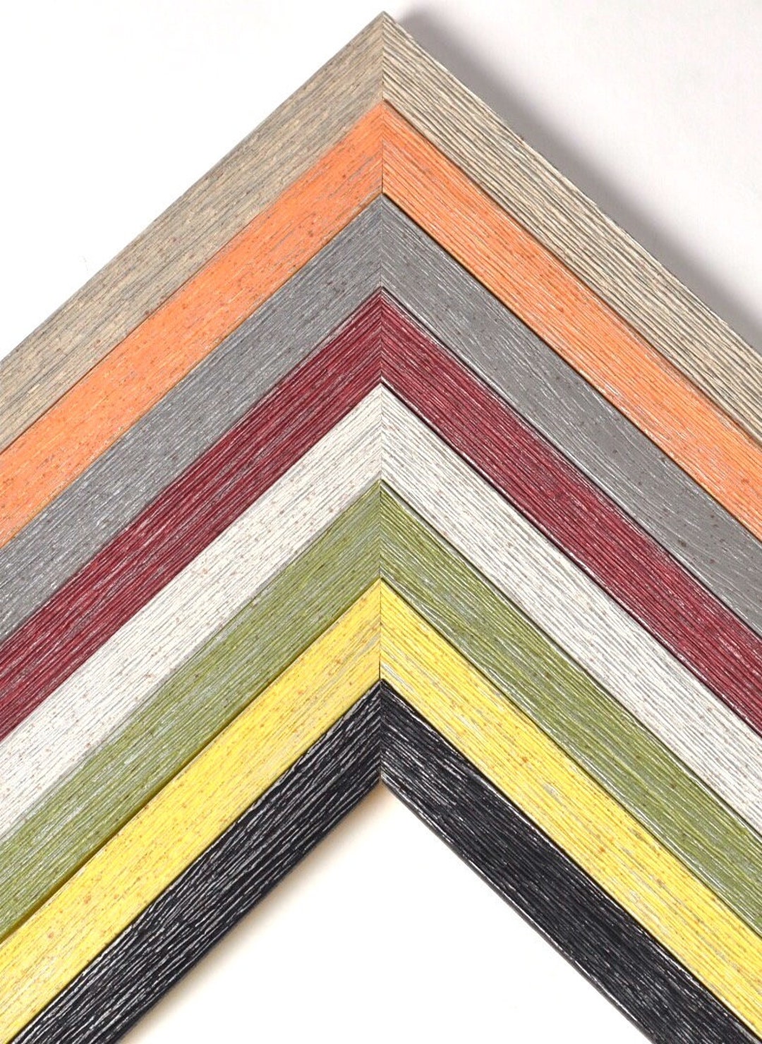 Colorful Minimalist Natural Frame – Woven Picture Frame for Subtle ...