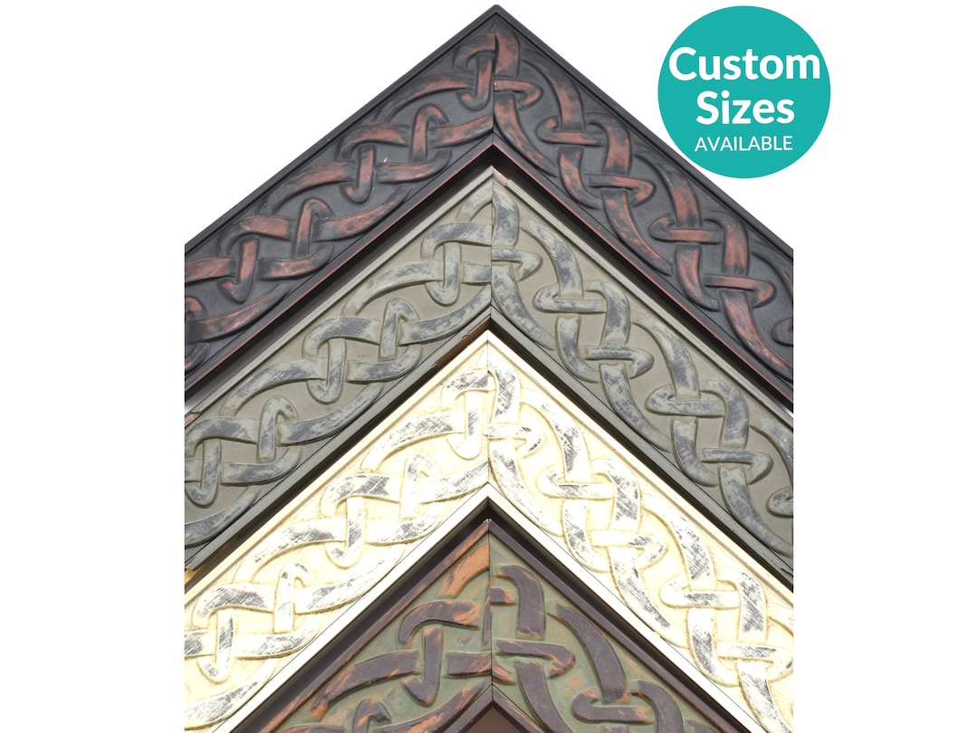 Rustic Celtic Knots Custom Picture Frame W/ 90% UV Cover 1 3/4 ...