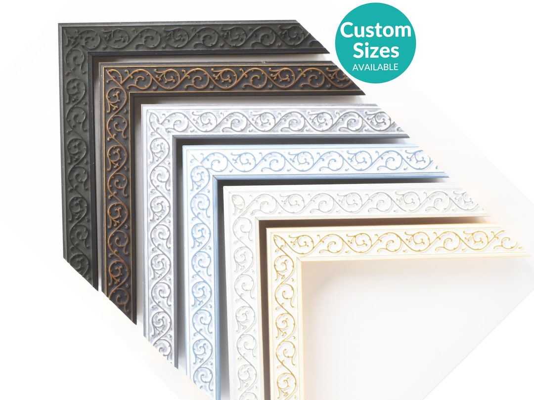 Contemporary Decorative Picture Frame W/ 90% UV Protective Cover ...