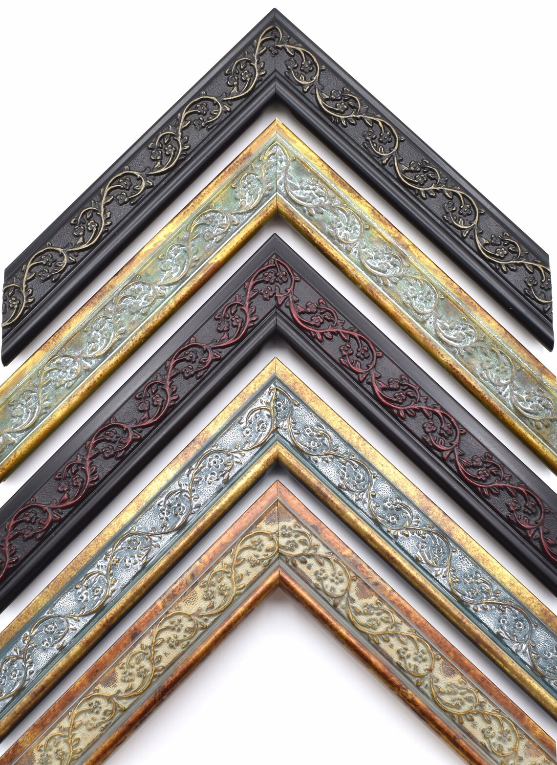 Decorative Ornate Picture Frame Elegant Wood Custom Frames - Etsy